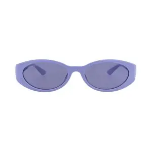 Gucci Round Frame Sunglasses Purple