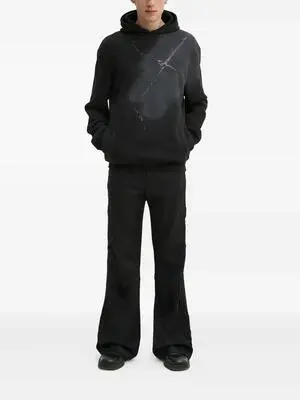 HELIOT EMIL Pleated Panel Tailored Trousers