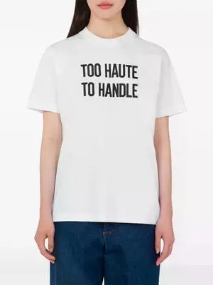 Moschino Lettering-print Cotton T-shirt
