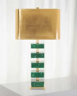 COUTURE LAMPS Lumiere 31" Table Lamp - Green