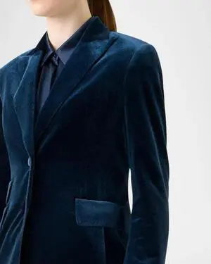Akris Percival Techno Velvet Stretch Jacket