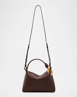 JW Anderson The Jwa Small Corner Crossbody Bag - 631 Deep Walnut
