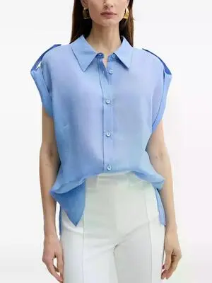 Luisa Spagnoli Short-sleeve Shirt - Blue