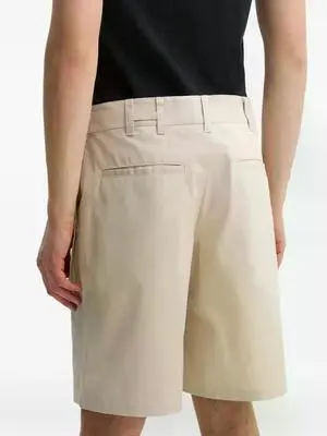 HELIOT EMIL Flat-front Welt-pockets Shorts