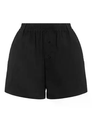 Moschino Button-fastening Cotton Shorts