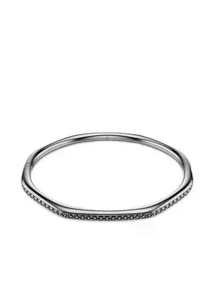 SWAROVSKI Dextera Faceted Crystal Bangle - Grey