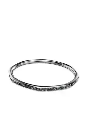 SWAROVSKI Dextera Faceted Crystal Bangle - Grey