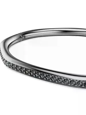 SWAROVSKI Dextera Faceted Crystal Bangle - Grey