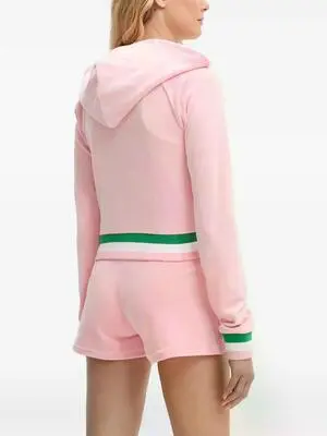 Juicy Couture Velour Zip-up Hoodie - Pink