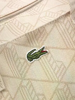 Lacoste Geometric-pattern Tote Bag - Neutrals