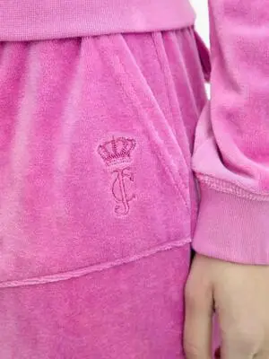 Juicy Couture Embroidered Patch-pocket Trousers
