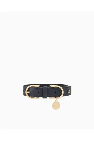 Giorgio Armani Poldo X Leather Collar - Navy