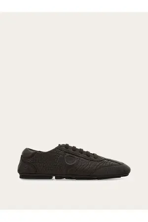 FERRAGAMO Lace-up Calfskin Drivers