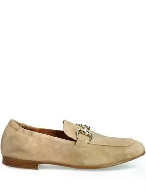BILLI BI Chain-link Suede Loafers