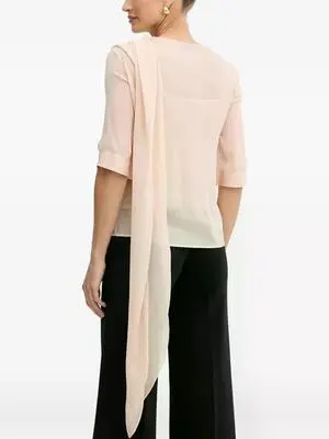 Pinko Draped Cowl-neck Blouse