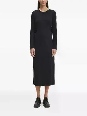 Marc O'polo Side-twist Long-sleeve Midi Dress