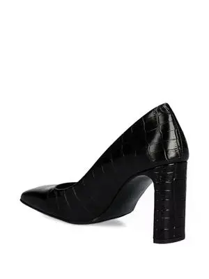 BILLI BI 70mm Crocodile-embossed Heeled Pumps