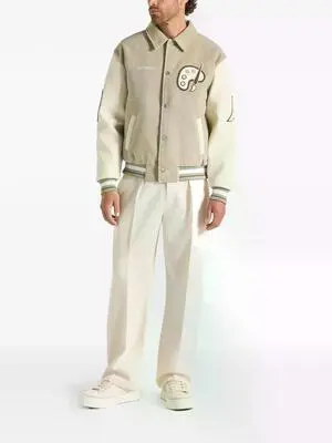 Manière De Voir Le Galerie Varsity Jacket - Neutrals