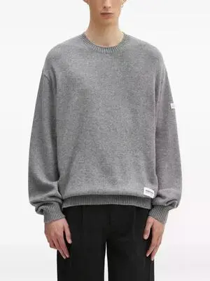 NEIGHBORHOOD Logo-patch Crew-neck Sweater