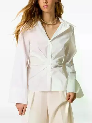TWINSET Draped Button-down Shirt