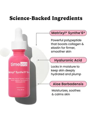 TIMELESS SKIN CARE Matrixyl Synthe'6 Serum - 4oz