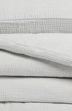 BOLL & BRANCH Dream Duvet Cover & Shams Set - Sky