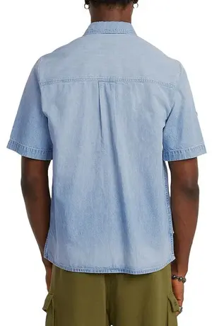 G-star Raw Short Sleeve Denim Button-up Shirt