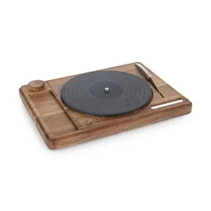 TOSCANA Turntable Acacia And Slate Cheese Board With Knife - Acacia Wood