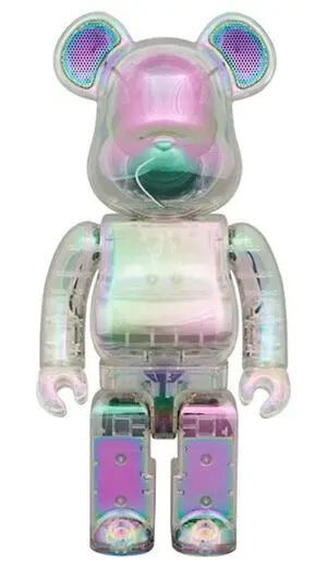 BE@RBRICK Audio Iridescent Portable Bluetooth Speaker 4 Crystal Halo - Multicolor