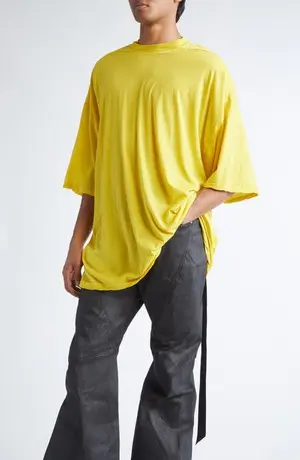Rick Owens Tommy Oversize T-shirt - Lemon