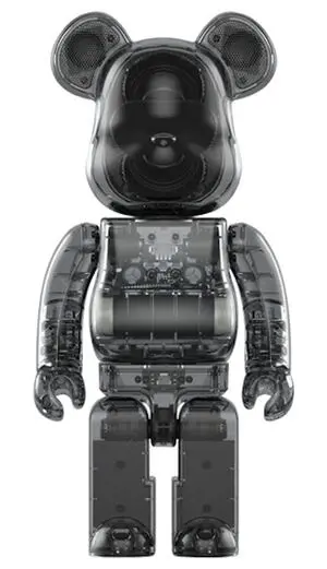 BE@RBRICK Rinaro Audio 400% Portable Speaker Smoke - Multicolor
