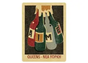 Aimé Leon Dore Molina Graphic Bottle Poster - Multicolor