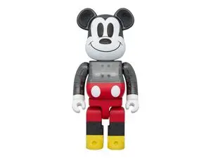 BE@RBRICK Disney Rinaro Mickey Mouse Portable Bluetooth Speaker 400 - Multicolor
