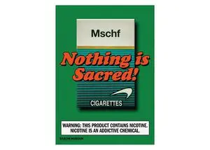MSCHF Nothing Is Sacred Poster Cigarettes - Multicolor