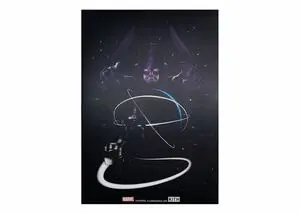 Kith X Marvel Galactus & Silver Surfer Lenticular Poster - Multicolor