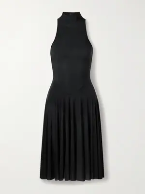 SKIMS Milky Sheer High Neck Midi Dress