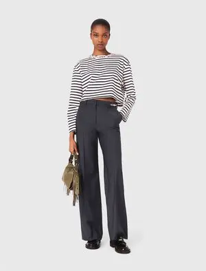 Maje Ankle Length Pants For Women