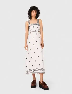 Embroidered Linen Dresses