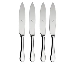 MEPRA 4pc Happy American Steak Knives Set- Stainless Steel - Silver