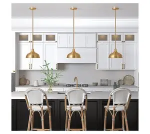 HUDSON&CANAL Mackenzie Pendant With Metal Shade