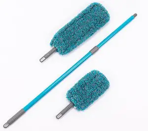 CAMPANELLI Proseries 3pc Washable Duster Set W/ Extension Pole - One-color