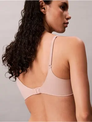 Calvin Klein Perfectly Fit Lace Push Up Plunge Bra - Cedar