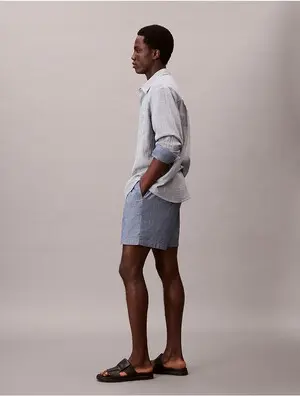 Calvin Klein Chambray Pull-on Shorts
