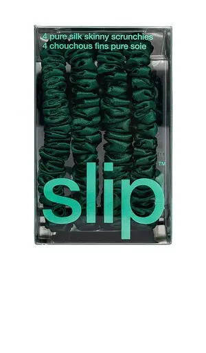 Slip Skinny Scrunchies Set Of 4 - Forest