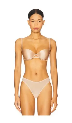 NEGATIVE UNDERWEAR Glace Strapless Bra In Nude - Buff