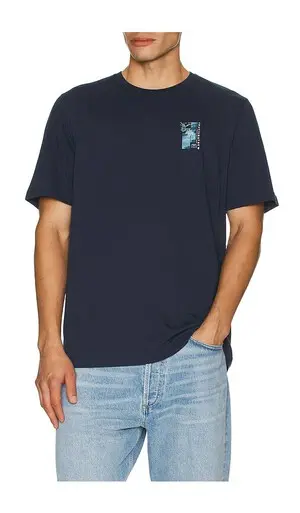 Travis Mathew Best Trip Yet Tee In Navy
