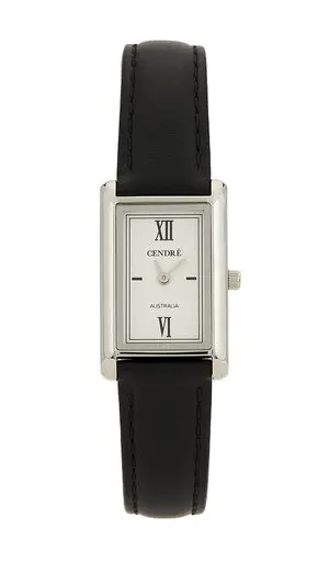 CENDRE Kelly Watch Silver & Black Smooth