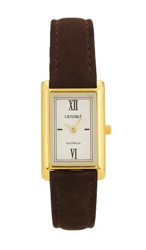 CENDRE Kelly Watch - White & Chocolate Suede