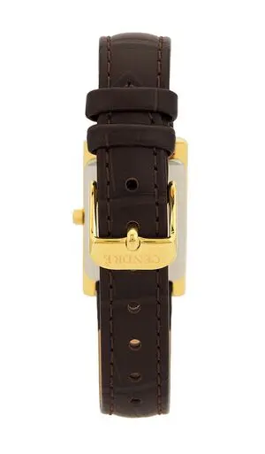 CENDRE Kelly Watch - White & Espresso Croc