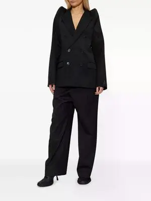Vetements Pleated Wide-leg Trousers